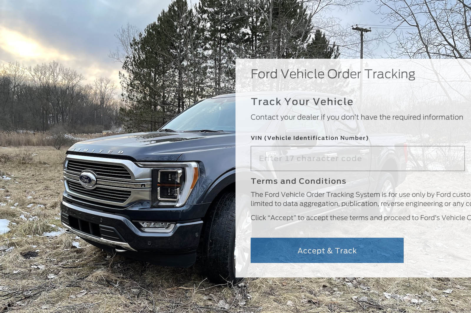 Vin Tracking Ford: Track Your Vehicle Order Shipping Status