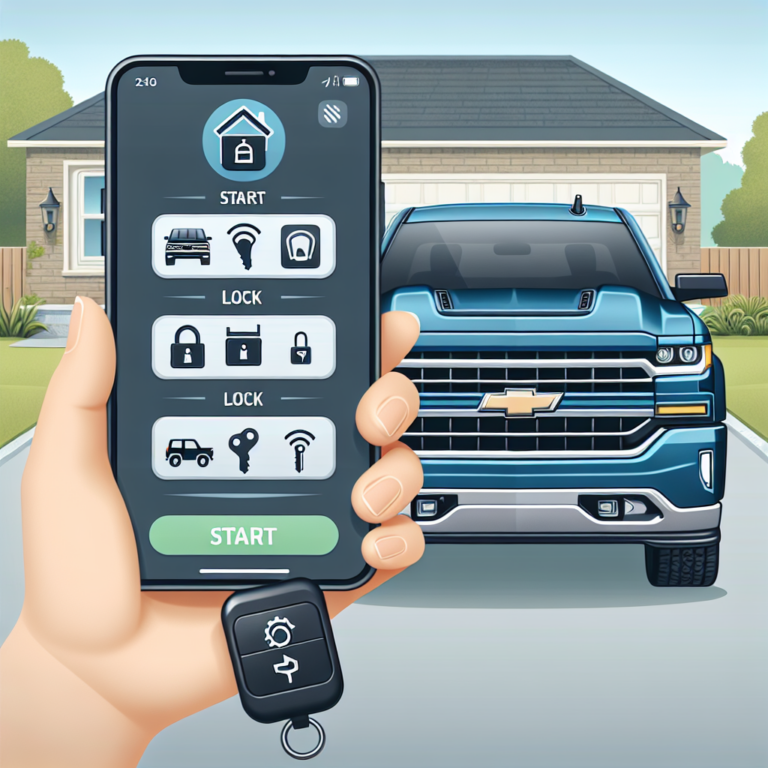 How to Use Chevrolet App for Starting Chevy Silverado